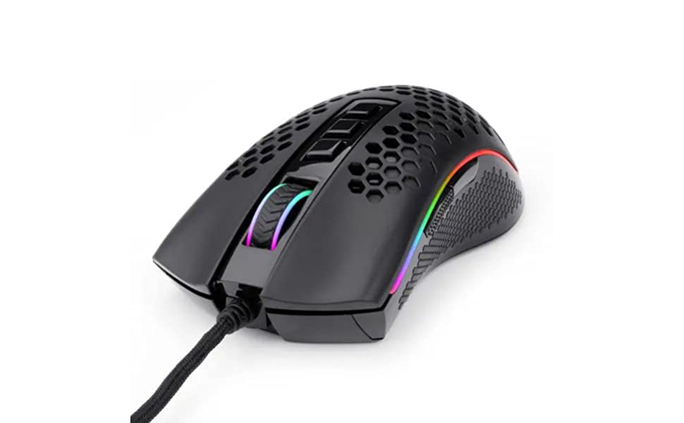 Redragon M988 Storm Lightweight RGB Gaming Mouse, 85g Ultralight Honeycomb Shell - 16,000 DPI ...