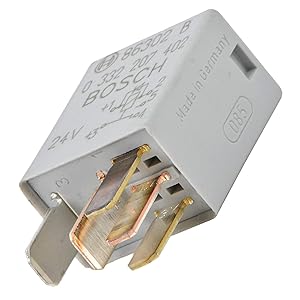 Bosch 0332209152 Mini Relay 12V 30A, IP5K4, Operating Temperature from -40 Degree to 100 Degree ...