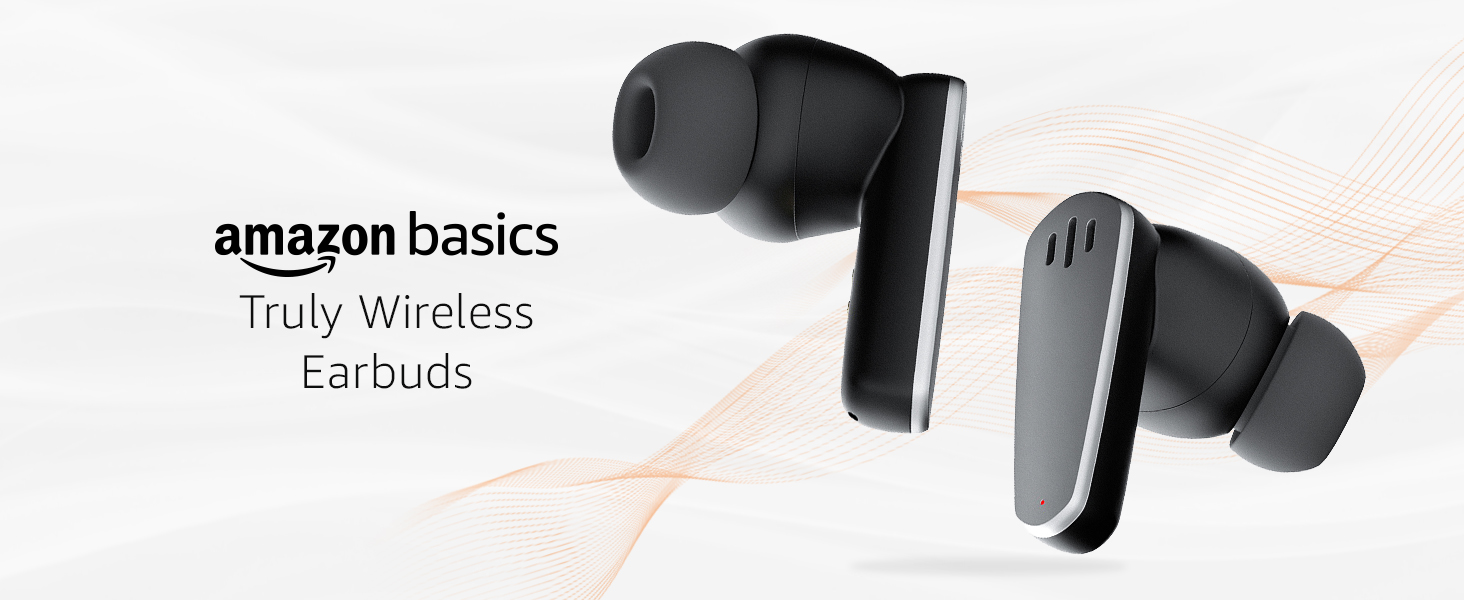 amazon basics Truly Wireless Earbuds with Environmental Noise ...