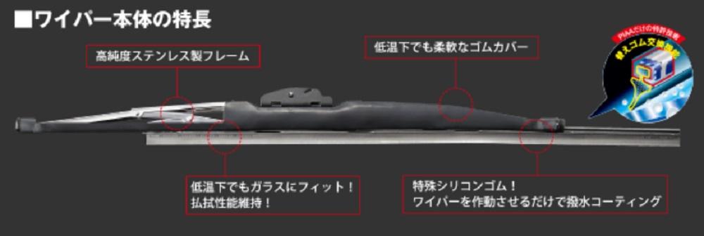 Amazon | PIAA ( ピア ) スノーブレード 【スーパーグラファイト】 No.82 650mm WG65W | ワイパーブレード | 車＆バイク