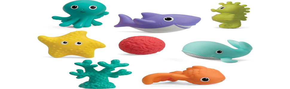 Infantino Aquarium Bath Squirters |Baby Bathing Toys| : Buy Online at Best Price in KSA - Souq ...