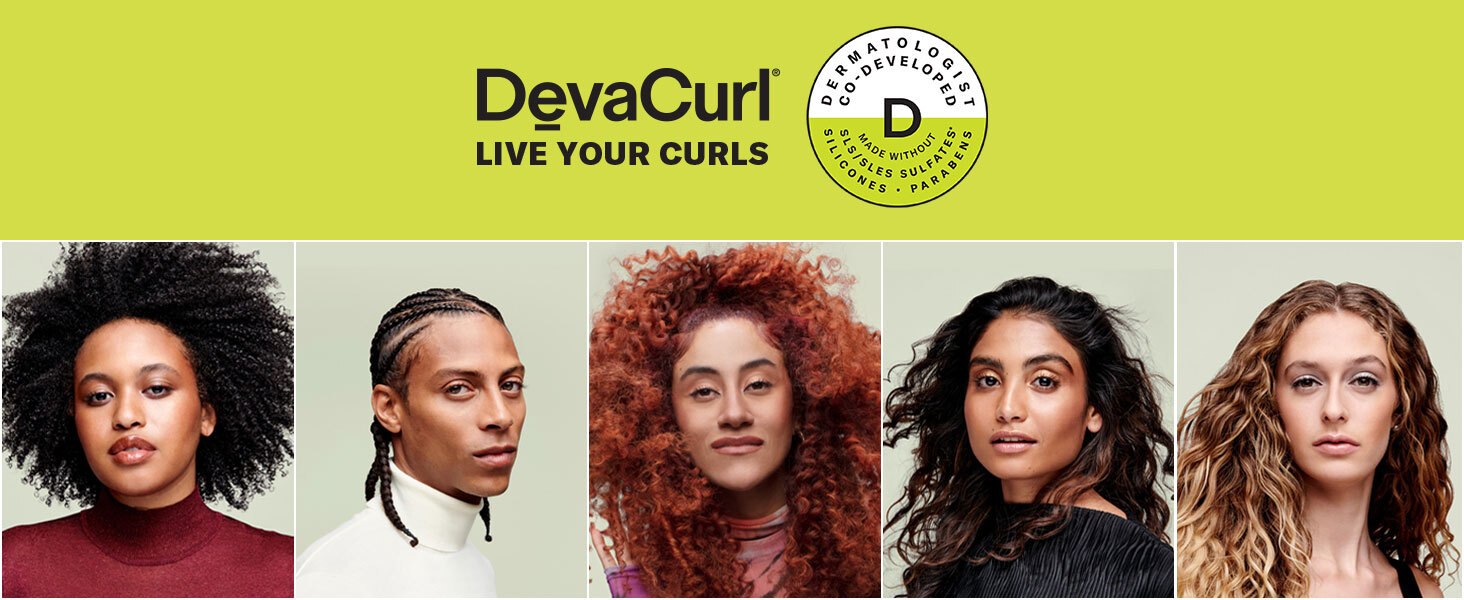 Devacurl Styling Cream Touchable Moisturizing Definer Curl Cream For