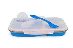 Smart Planet EC-34 Large 3-Compartment Eco Silicone Collapsible Meak ...