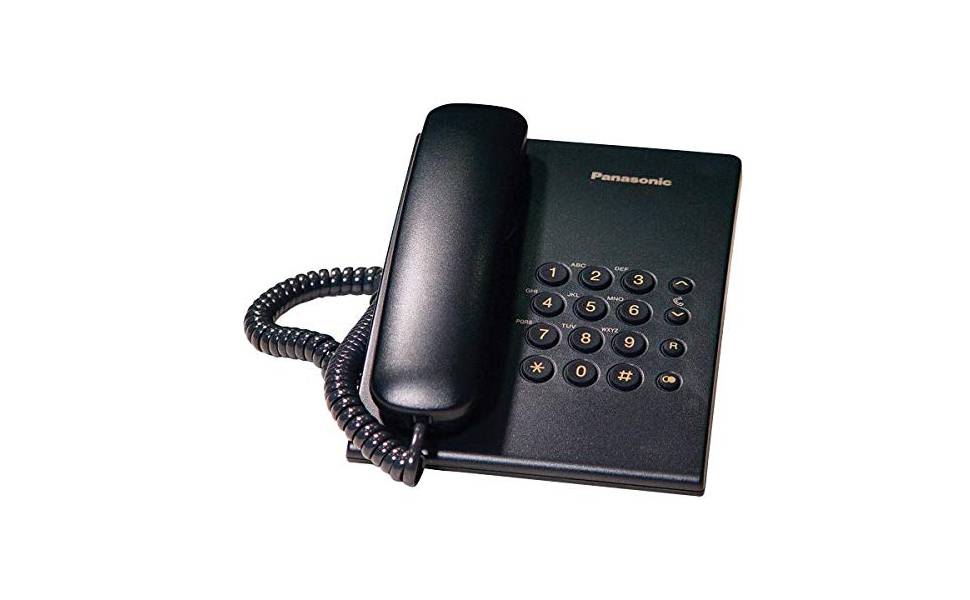 Panasonic KX-TS500 Integrated Corded Telephone, Black: Buy Online at Best Price in Egypt - Souq ...