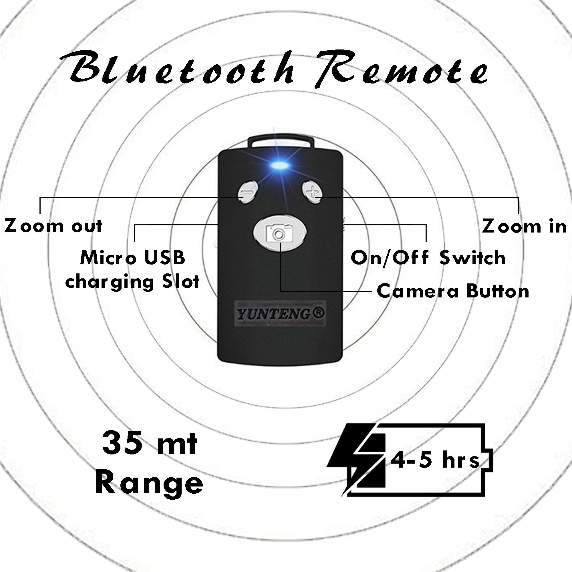 Yunteng YT 1288 Bluetooth Selfie Stick | Ranga Shopping Center