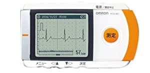 Amazon.co.jp: オムロン携帯型心電計 HCG-801 1個 (x 1) : ホーム＆キッチン