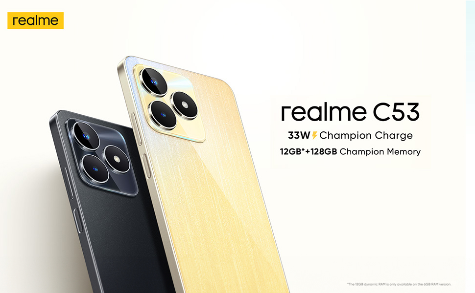 realme C53 Dual SIM 6GB RAM 128GB Mighty Black 4G LTE: Buy Online at Best Price in Egypt - Souq ...
