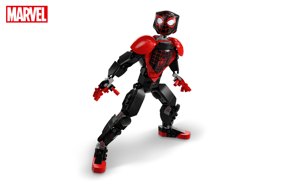 LEGO 76230 Marvel Venom Figure, Fully Articulated Super Villain Action Toy & 76225 Marvel Miles ...