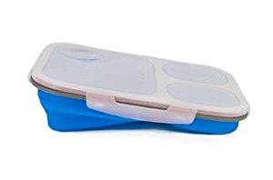 Smart Planet EC-34 Large 3-Compartment Eco Silicone Collapsible Meak ...