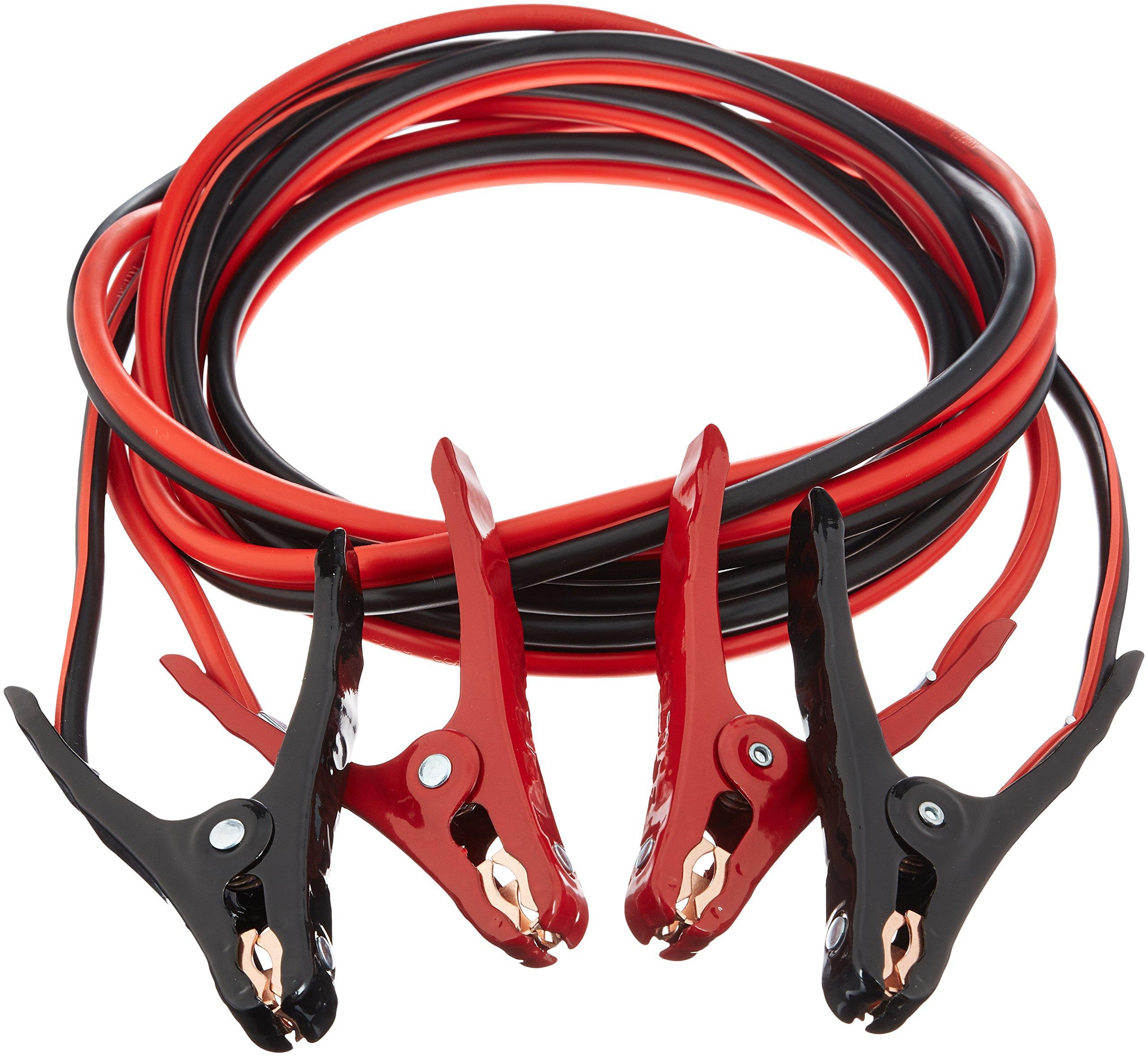 Amazonbasics Jumper Cable for Car Battery, 6 Gauge, 16 Foot, Automotive ...