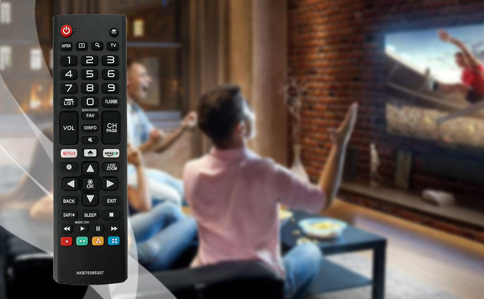 Aiditiymi Replacement Remote Control For Lg Led Lcd Tv Akb75095303