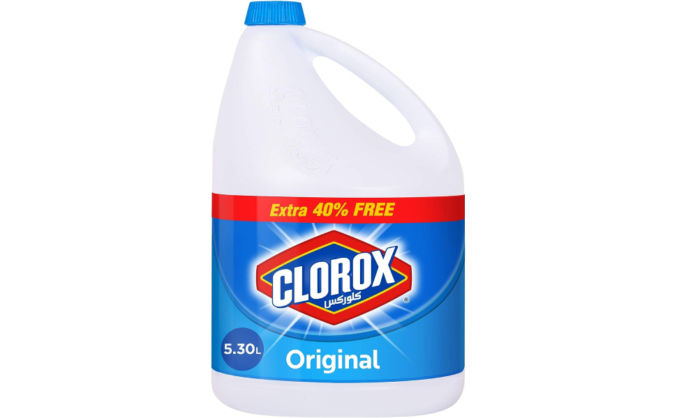 Clorox Liquid Bleach 5.30L, Kills 99.9% of Viruses and Bacteria, Inhibits Bacteria Growth for 48 ...