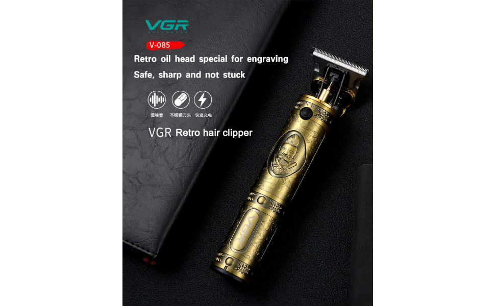 VGR V-085 Professional Hair Trimmer - Gold: Buy Online at Best Price in ...