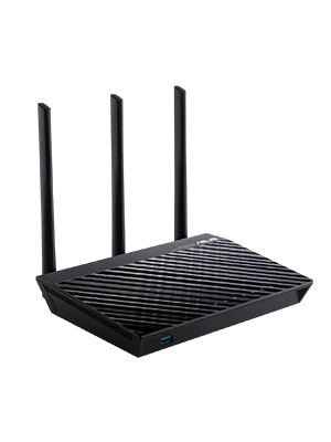 Asus Router AC1750 RT-AC66U B1, Dual band, WiFi Gigabit, con AiMesh para el sistema wifi ...