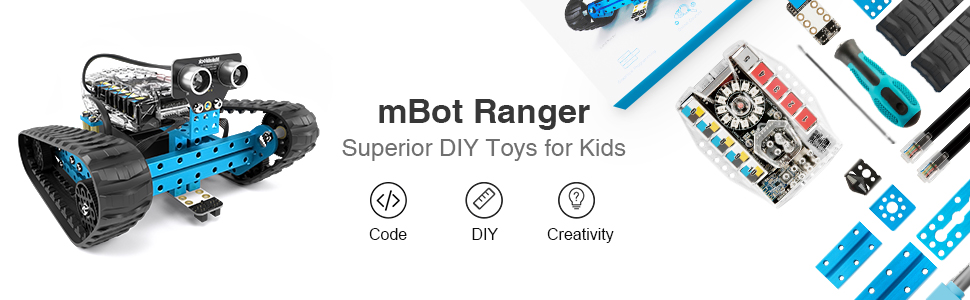 Makeblock MBot Ranger 3-in-1 Programmable Robot Kit : Amazon.com.mx ...