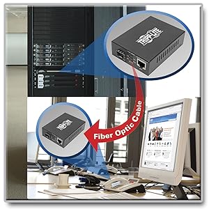 Amazon.com: Tripp Lite Cusotomizable SFP Fiber Media Converter, Fiber to Ethernet Converter ...