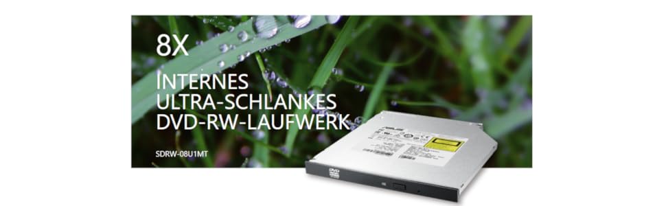 Asus SDRW-08U1MT ATA/SATA, UltraSlim DVD Brenner: Amazon.de: Computer ...