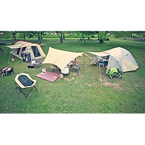 Amazon | DOD(ディーオーディー) アルミキャリーワゴン 【女性でもらくらく運べる】 C2-534-RD | DOD(ディーオーディー) | キャリーカート