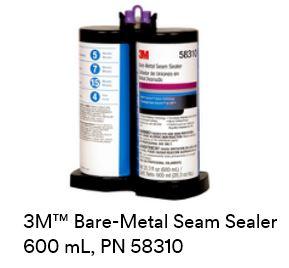 Amazon.com: 3M Bare-Metal Seam Sealer, 08310, Beige, 200 mL Cartridge ...
