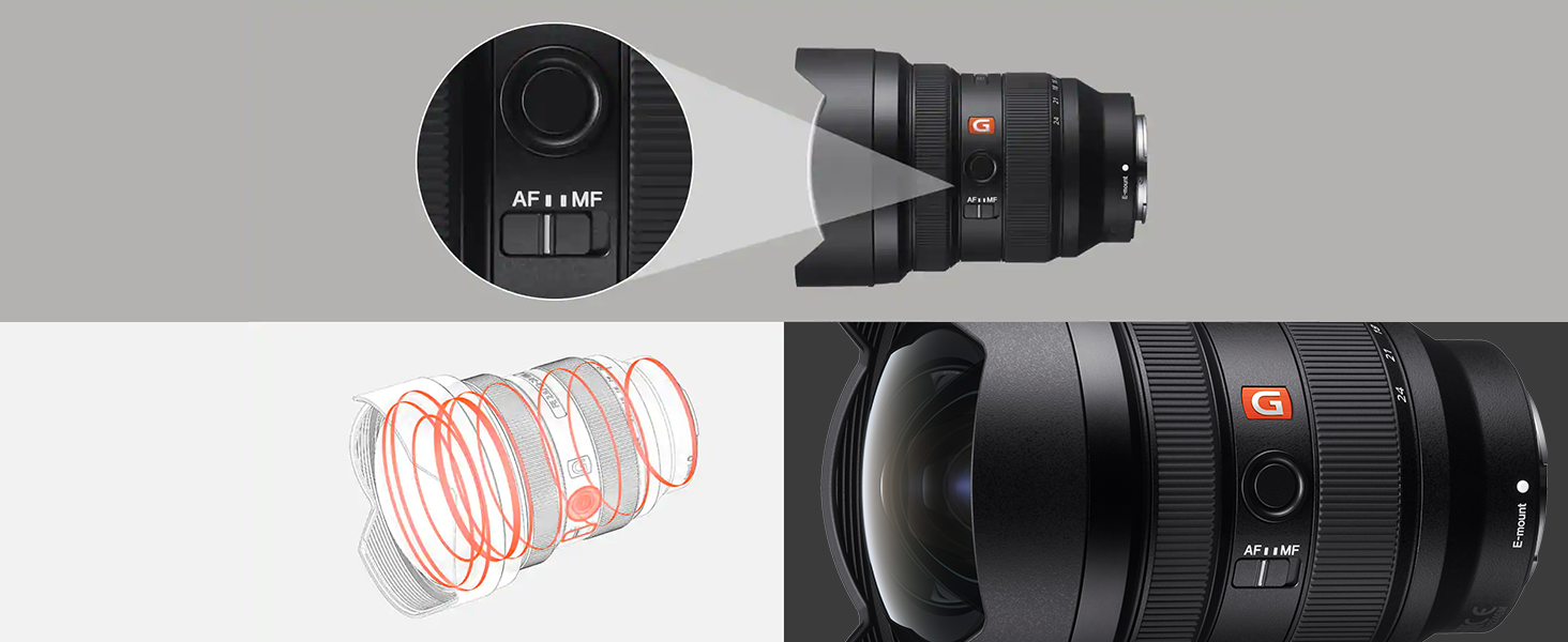 Sony SEL-1224GM G Master Ultra-Weitwinkel-Zoom Objektiv schwarz, kompatibel mit E-Mount Kameras ...