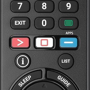 One For All Sony TV Replacement remote – Works with ALL Sony TVs – Learning feature -URC4912 ...