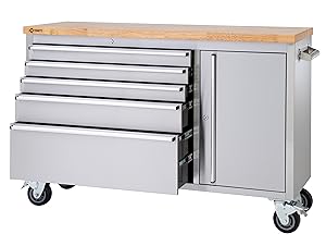 TRINITY 56" Stainless Steel Workbench - Amazon.com