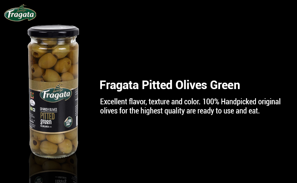 Fragata Pitted Green Queen Olives 340g- : Amazon.in: Grocery & Gourmet Foods