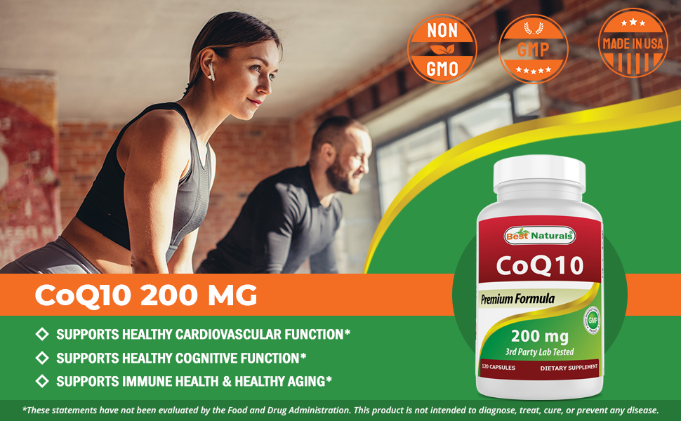 Amazon.com: Best Naturals Best Naturals Coq10 Coenzyme Q10 200 Mg Capsule, 120Count : Health ...