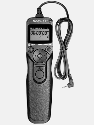 Neewer® LCD Timer Shutter Release Remote Control Cord RS-60E3 for Canon Pentax Hasselblad Contax ...
