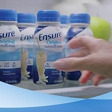 Amazon.com: Ensure Plus Batido nutricional con fibra, 24 unidades, 0.56 ...