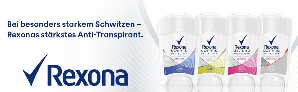Rexona Maximum Protection Women’s Travel Deodorant Cream, Clean Scent ...
