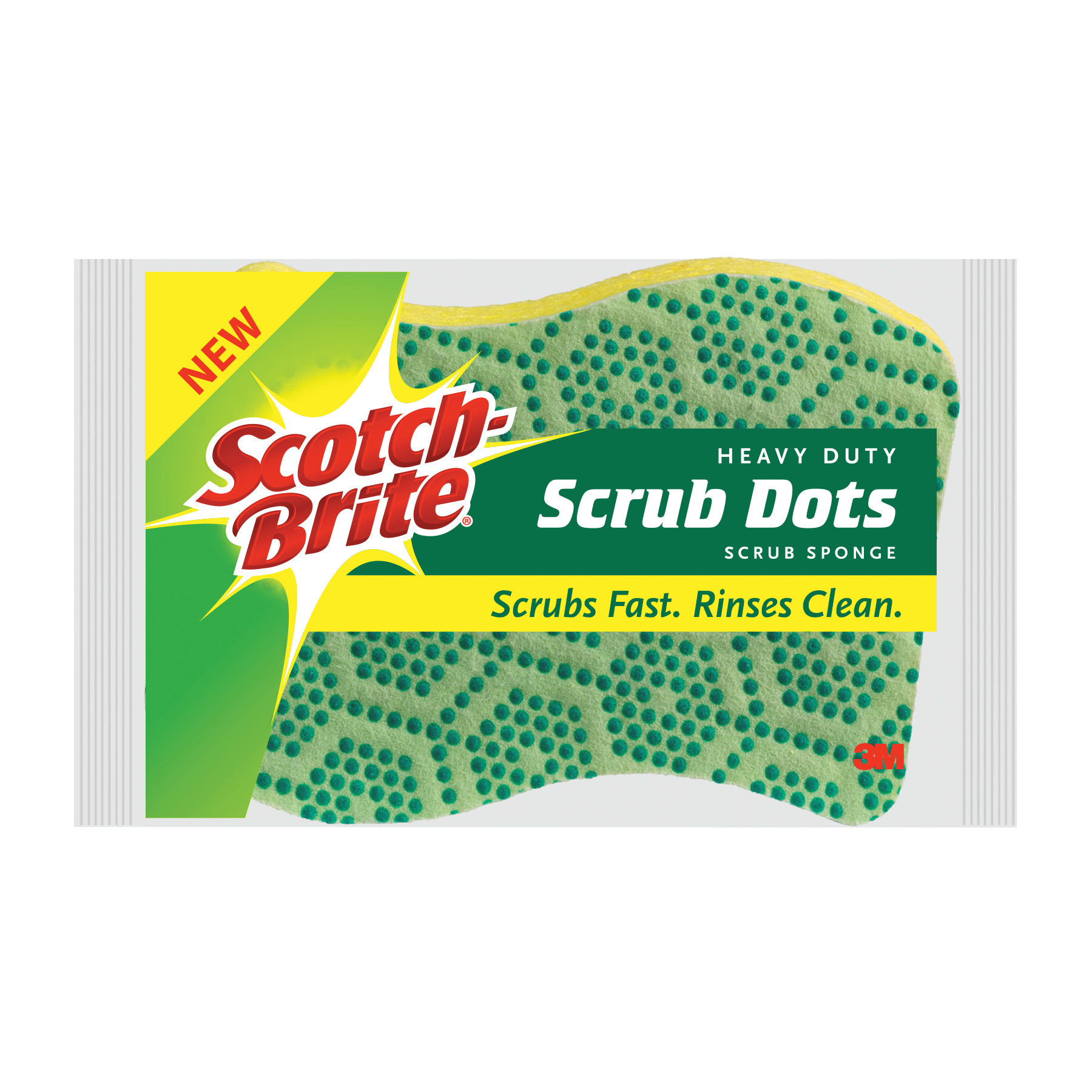 Scotch-Brite Scrub Dots Heavy Duty Scrub Sponge, 3 Count: Amazon.ca ...
