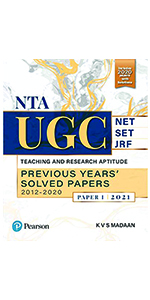 NTA UGC NET/ SET/ JRF : Paper 1 Teaching and Research Aptitude | Fifth Edition | By Pearson : K ...