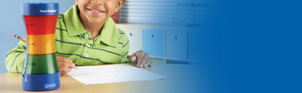 Learning Resources Time Tracker Visual Timer & Clock, Classroom Tracker ...