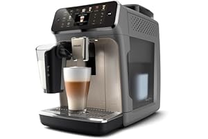 PHILIPS 5500 Series Fully Automatic Espresso Machine - LatteGo Milk System, 20 Coffee Varieties ...