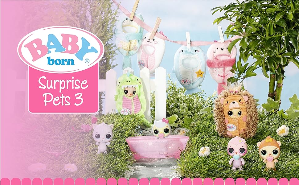 Baby Born 904466 Surprise Pets 3 PDQ 18 Assorted : Amazon.co.uk: Toys ...