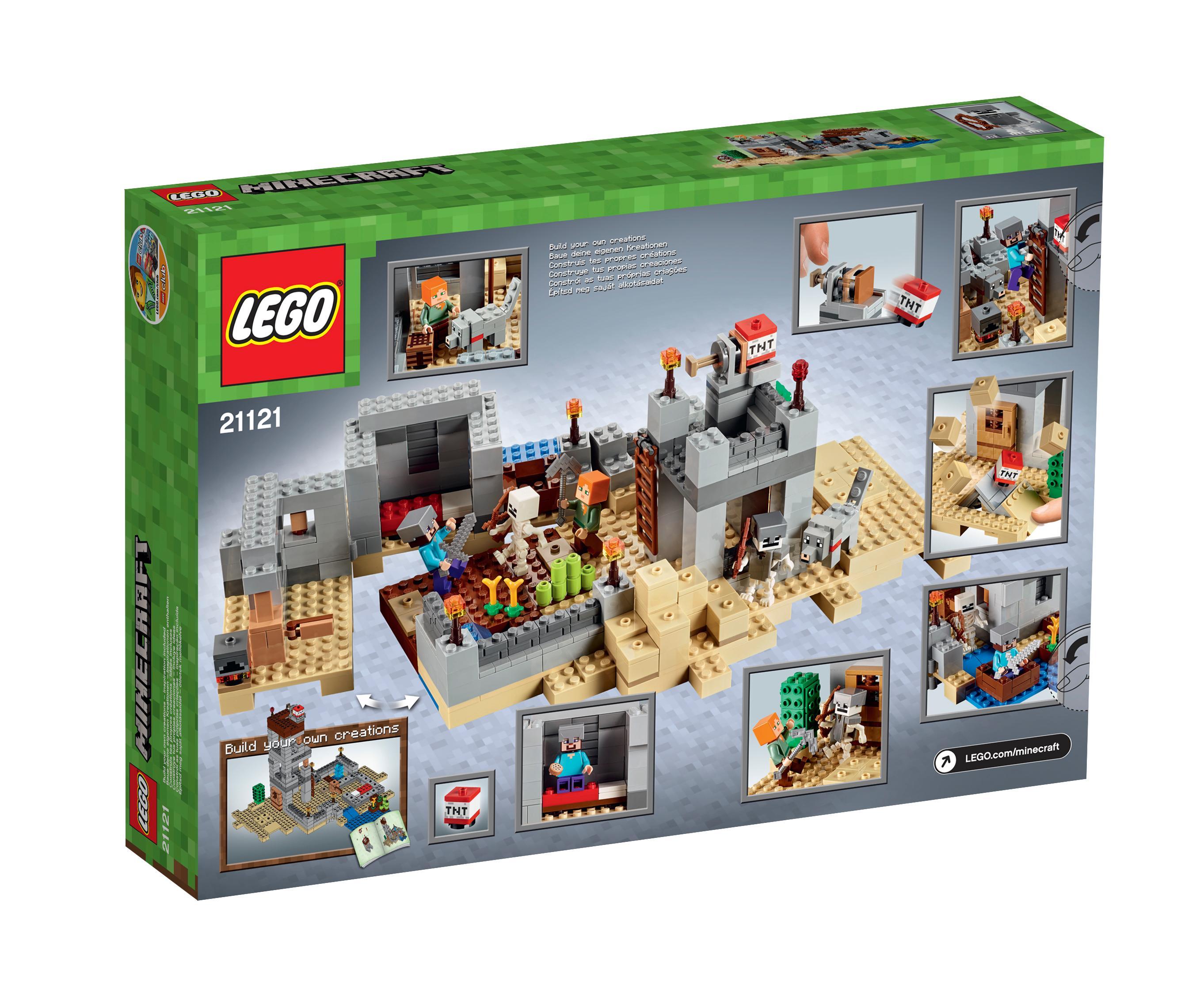 LEGO - 21121 - Minecraft - Jeu de Construction - L'avant-poste Dans le ...