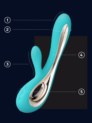 LELO Soraya 2 Rabbit Vibrator for Women Rabbit Sex Toy, Vibe for Clitoral and G Spot Pleasure ...