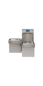 Amazon.com: Elkay LZSTL8WSLK Enhanced ezH2O Bottle Filling Station & Versatile Bi-Level ADA ...