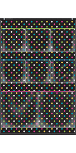 Amazon.com : Teacher Created Resources Chalkboard Brights 10 Pocket ...