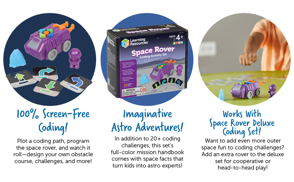 Amazon.com: Learning Resources Space Rover Coding Set - Robotics for ...