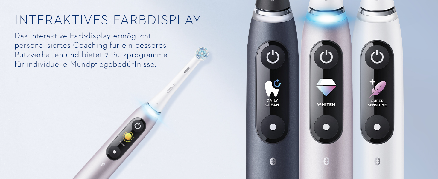 Oral-B iO Series 9 Elektrische Zahnbürste/Electric Toothbrush, 7 Putzmodi für Zahnpflege, Magnet ...