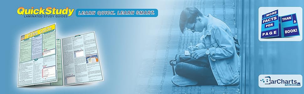 Html Guide (Quick Study Computer): BarCharts, Inc.: 9781423201748: Amazon.com: Books