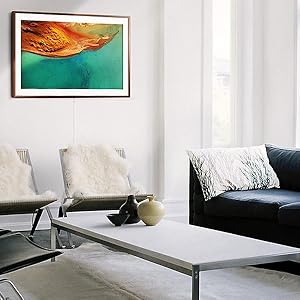 Samsung The Frame 55'' UE55LS003AUXZT TV UHD 4K Smart HDR [Classe di ...