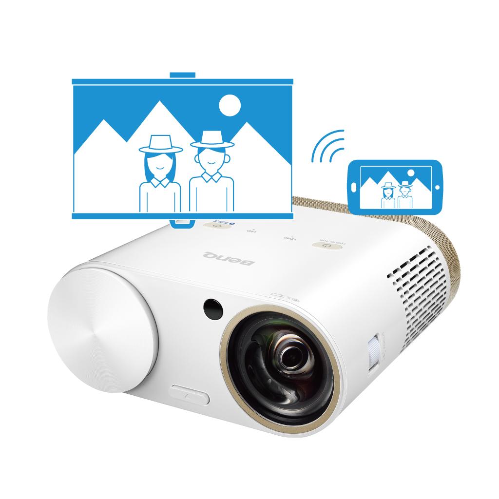 Amazon.com: BenQ WXGA Wireless LED Internet Portable Projector ( i500 ...