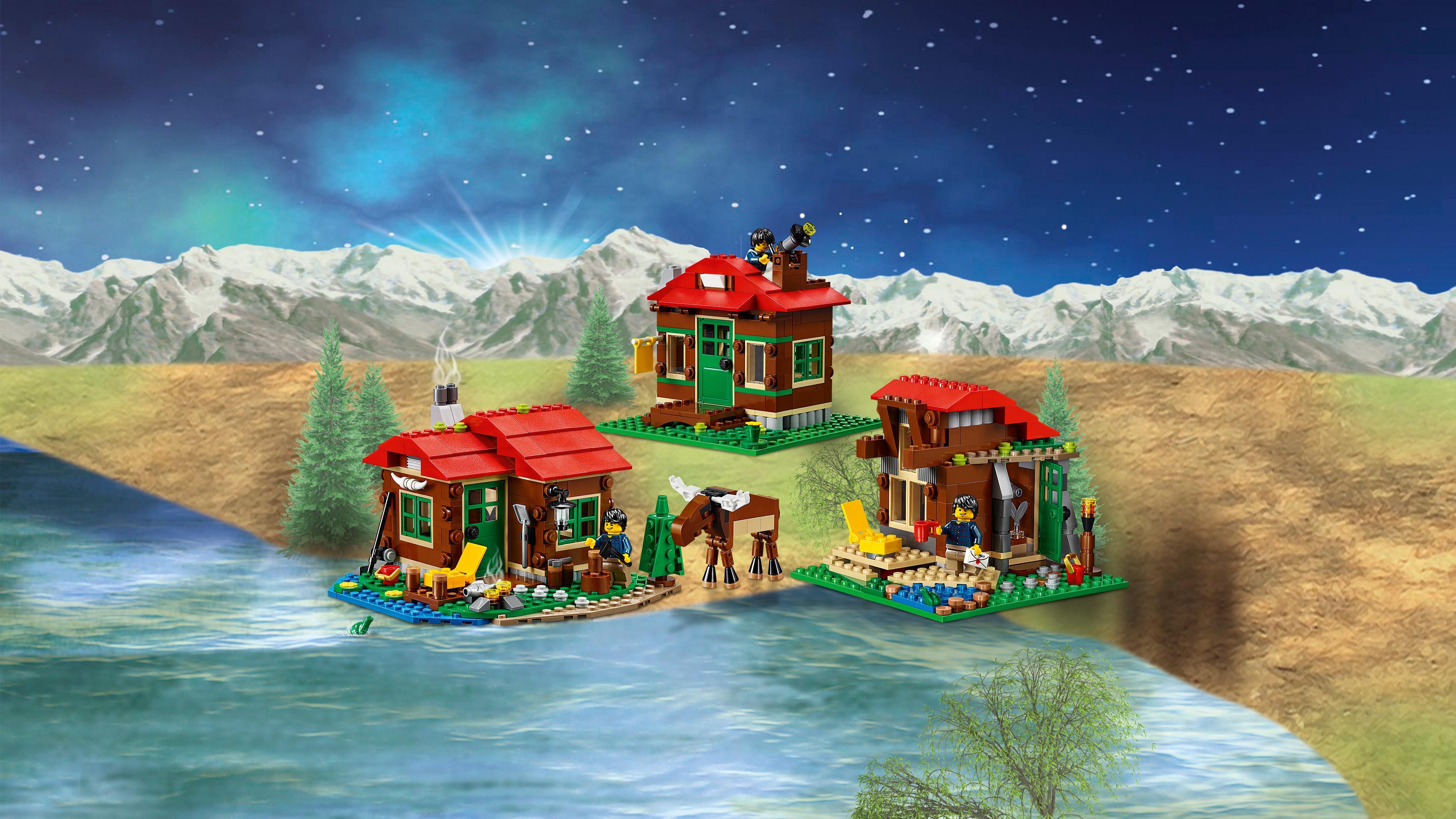 LEGO 31048 Creator Lakeside Lodge Building Toy: Amazon.co.uk: Toys & Games