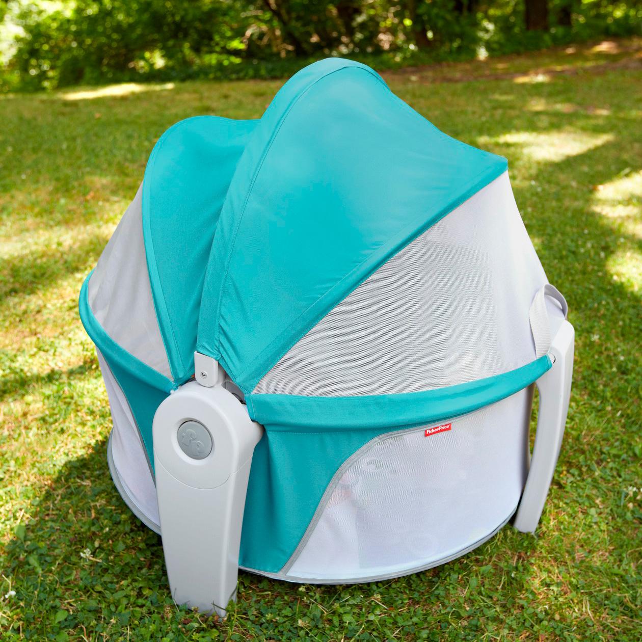 Amazon.com : Fisher-Price On-the-Go Baby Dome, Blue/White : Baby