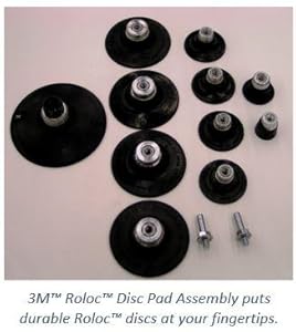 Amazon.com: 3M 35540 Roloc 3" Disc Pad Assembly : Automotive