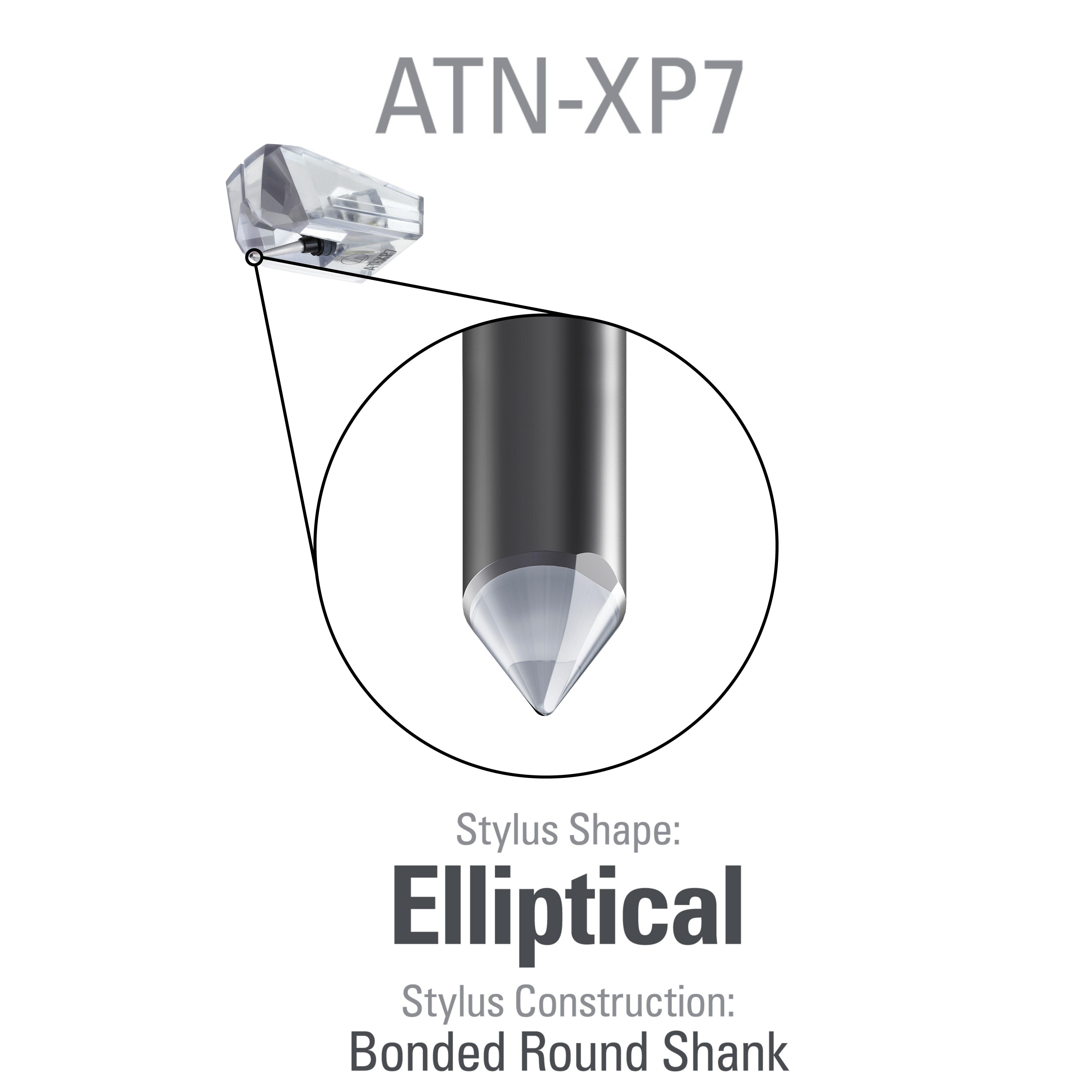 Amazon.com: Audio-Technica ATN-XP7 Elliptical Replacement Turntable ...