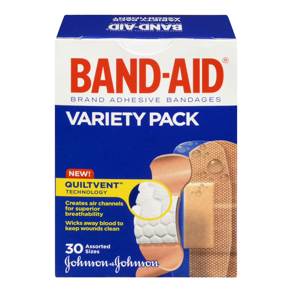 Band-Aid Brand Active Lifestyles Variety Pack Adhesive Bandages Helps ...